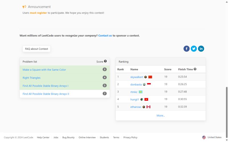 Solved 3 out of 4 problems in LeetCode contest | Arvind kumar posted on ... Solved 3 out of 4 problems in LeetCode contest | Arvind kumar posted on ...