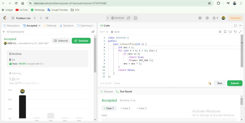 Deep Lukhi on LinkedIn: 🚀 Just tackled a challenging LeetCode problem! 🧩 Deep Lukhi on LinkedIn: 🚀 Just tackled a challenging LeetCode problem! 🧩