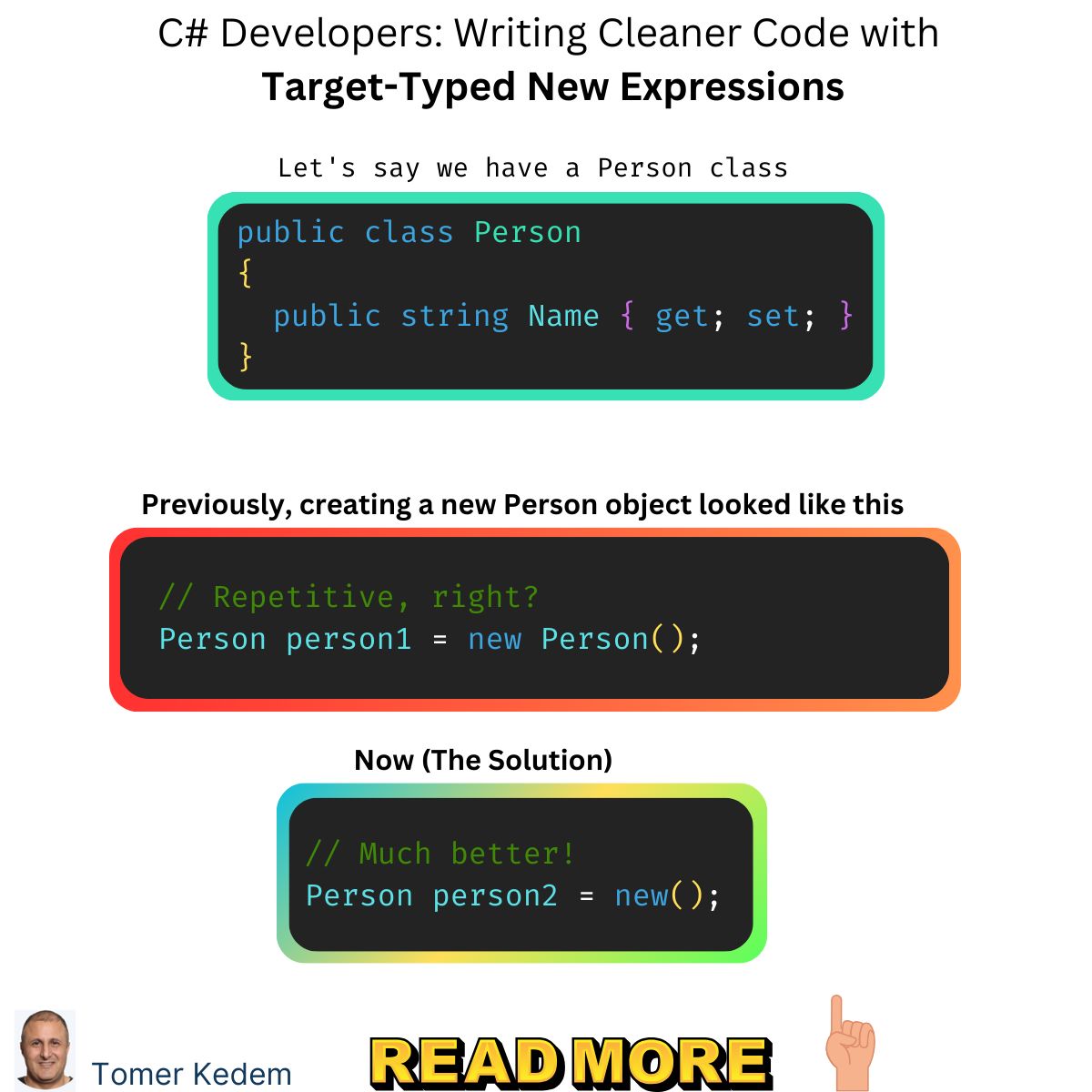 Tomer Kedem on LinkedIn: #csharp #csharpprogramming #programming # ... Tomer Kedem on LinkedIn: #csharp #csharpprogramming #programming # ...