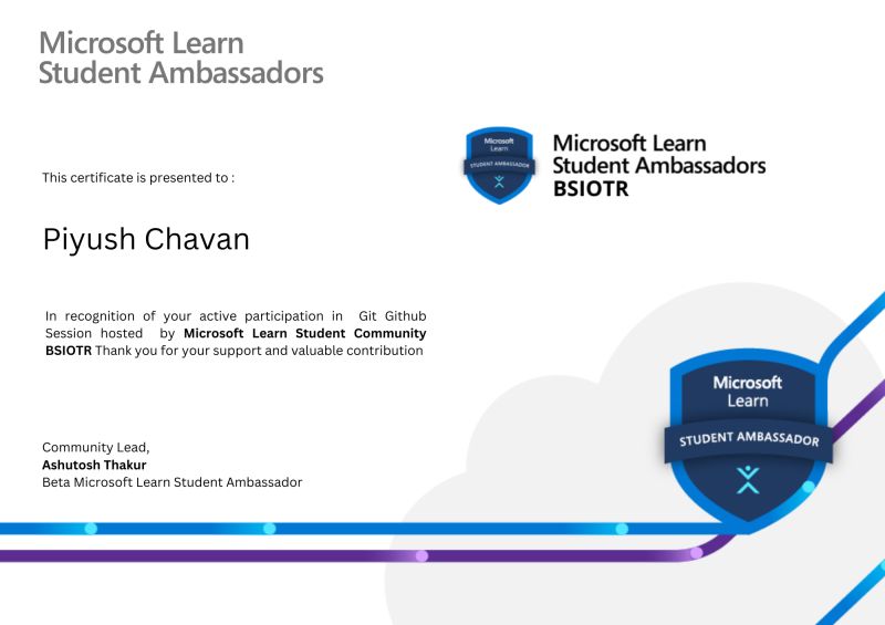 Piyush Chavan on LinkedIn: #git #github #mlsc #mlscbsiotr #codingcommunity Piyush Chavan on LinkedIn: #git #github #mlsc #mlscbsiotr #codingcommunity