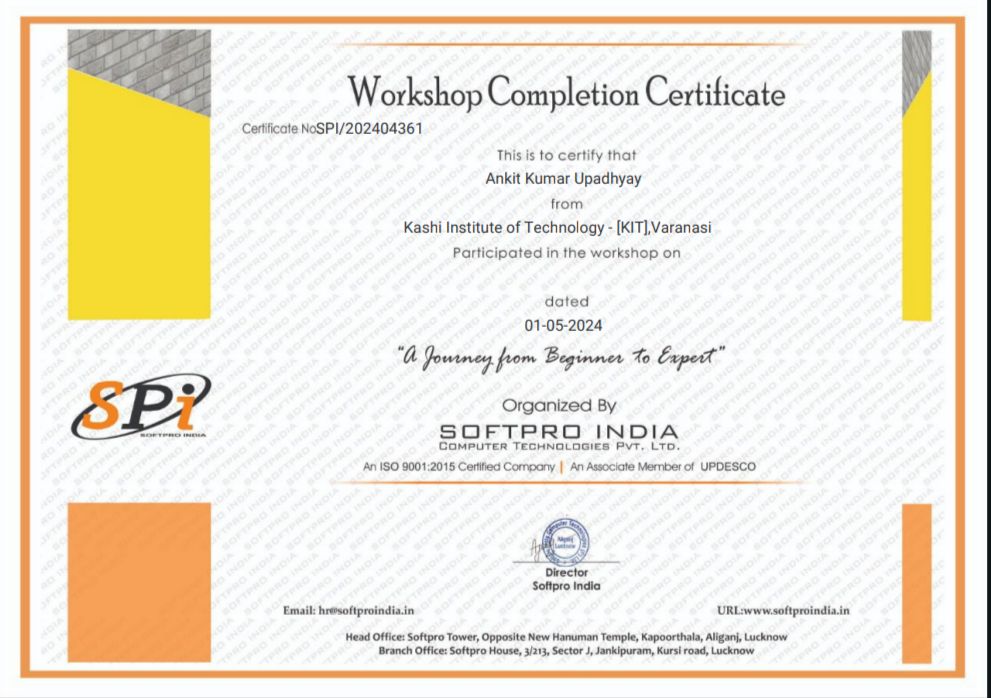Ankit Upadhyay on LinkedIn: Excited to share my latest accomplishment ... Ankit Upadhyay on LinkedIn: Excited to share my latest accomplishment ...