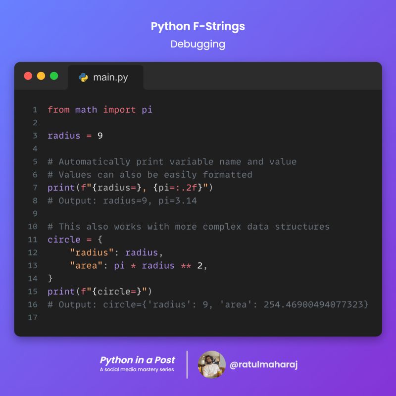 Ratul Maharaj on LinkedIn: #python #pythonprogramming # ... Ratul Maharaj on LinkedIn: #python #pythonprogramming # ...