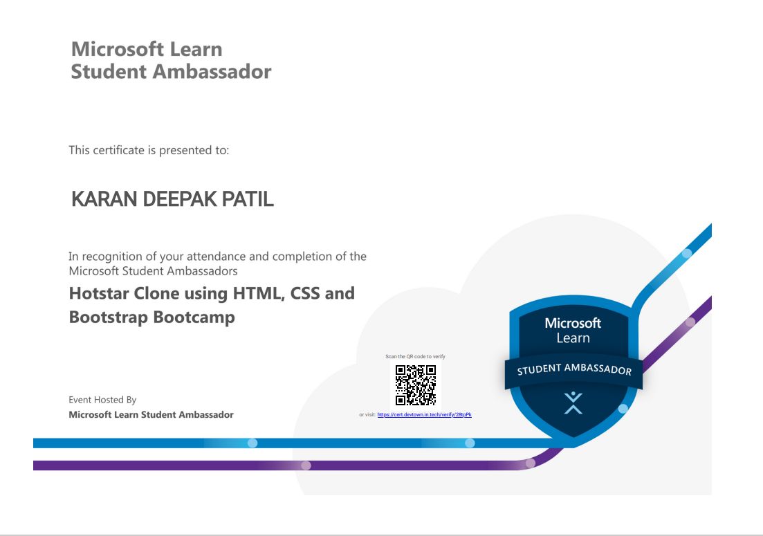 Karan Patil on LinkedIn: #html #css #bootstrap #devtown #microsoft Karan Patil on LinkedIn: #html #css #bootstrap #devtown #microsoft