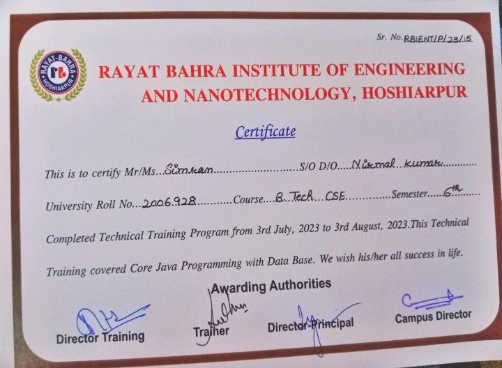 Simran Bhairon on LinkedIn: #javaprogramming #java Simran Bhairon on LinkedIn: #javaprogramming #java