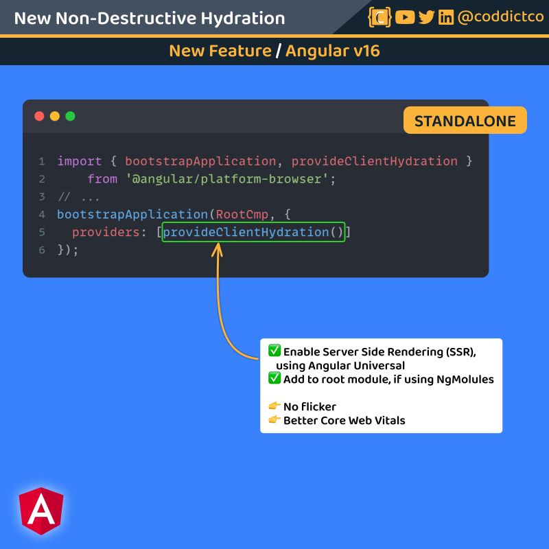 Coddict on LinkedIn: #angular #typescript #javascript #hydration # ... Coddict on LinkedIn: #angular #typescript #javascript #hydration # ...