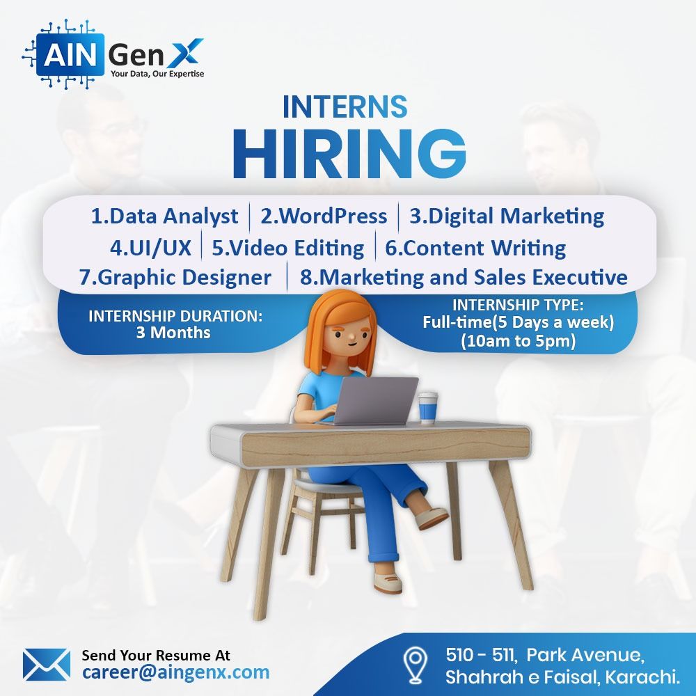 AIN GenX on LinkedIn: #internship #opportunity #aingenx AIN GenX on LinkedIn: #internship #opportunity #aingenx