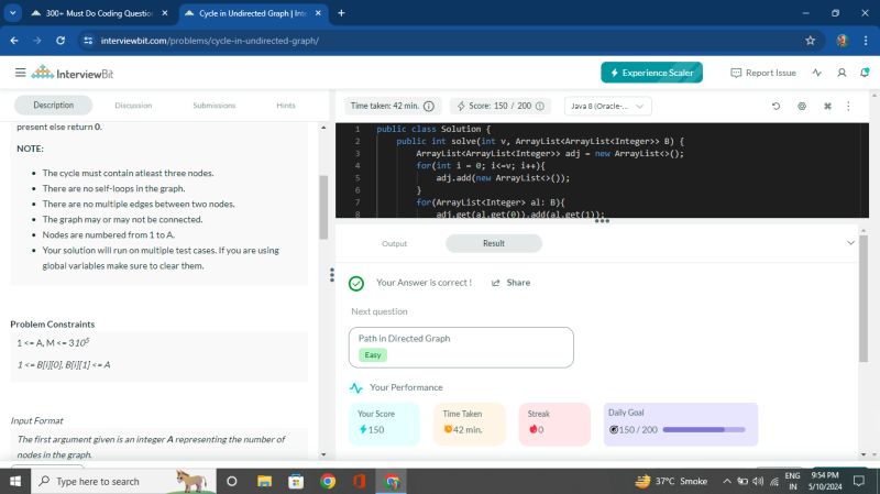 Day 130 of 365daysofcode challenge by Scaler | Dev Golwala posted on ... Day 130 of 365daysofcode challenge by Scaler | Dev Golwala posted on ...