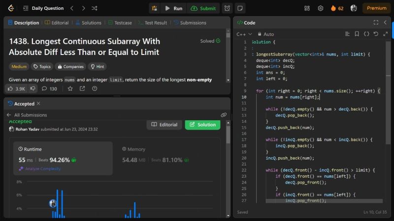 Rohan Yadav on LinkedIn: #leetcode #100daysofdsa #100dayscoding # ... Rohan Yadav on LinkedIn: #leetcode #100daysofdsa #100dayscoding # ...