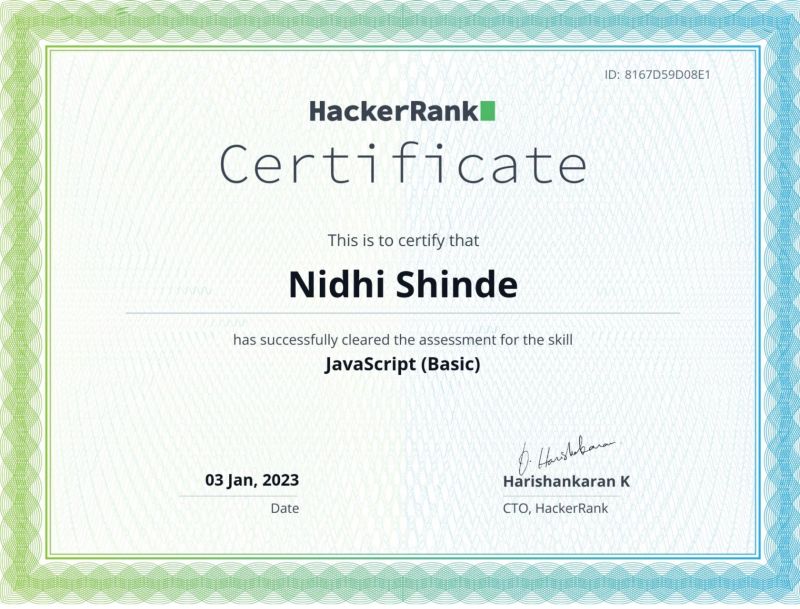 Nidhi Shinde on LinkedIn: #javascript #codinglife #growthmindset # ... Nidhi Shinde on LinkedIn: #javascript #codinglife #growthmindset # ...