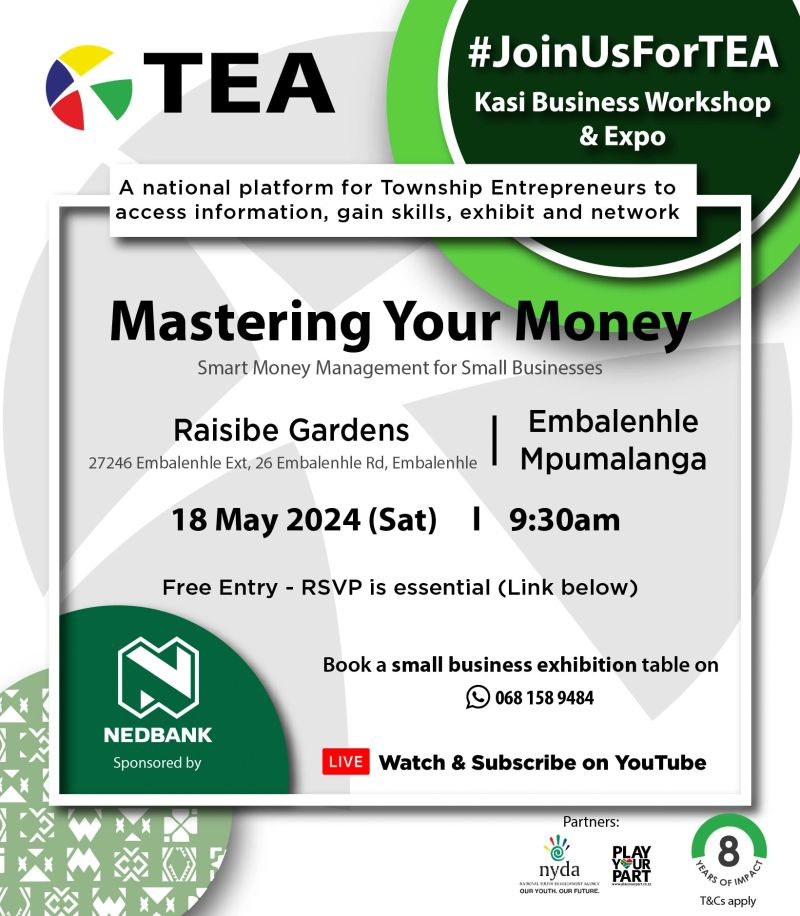 Township Entrepreneurs Alliance - TEA on LinkedIn: #joinusfortea # ... Township Entrepreneurs Alliance - TEA on LinkedIn: #joinusfortea # ...
