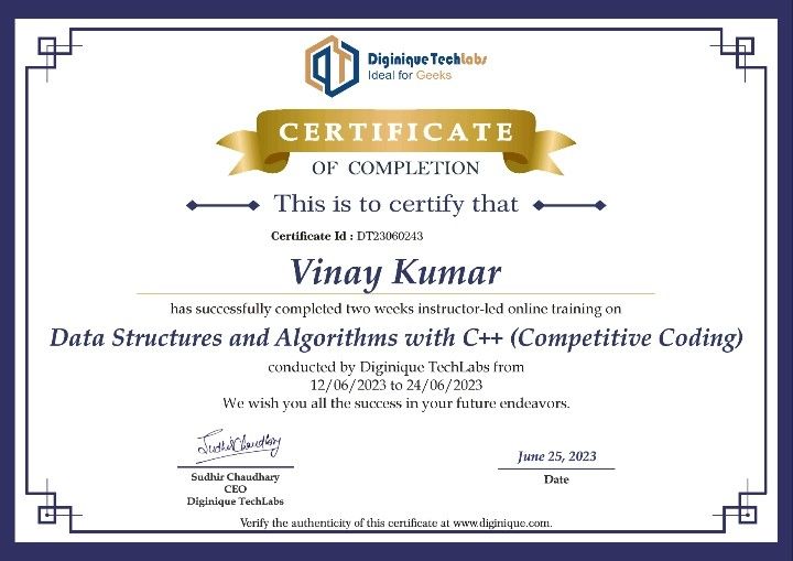 Vinay Kumar on LinkedIn: #datastructures #algorithms #cplusplus # ... Vinay Kumar on LinkedIn: #datastructures #algorithms #cplusplus # ...