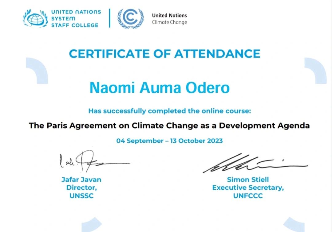 Naomi Odero MSc. Nebosh IGC OHS on LinkedIn: #climateaction #sdgs # ... Naomi Odero MSc. Nebosh IGC OHS on LinkedIn: #climateaction #sdgs # ...