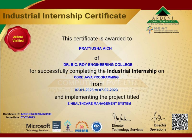 Pratyusha Aich on LinkedIn: Hello folks👋 I'm thrilled to announce that ... Pratyusha Aich on LinkedIn: Hello folks👋 I'm thrilled to announce that ...