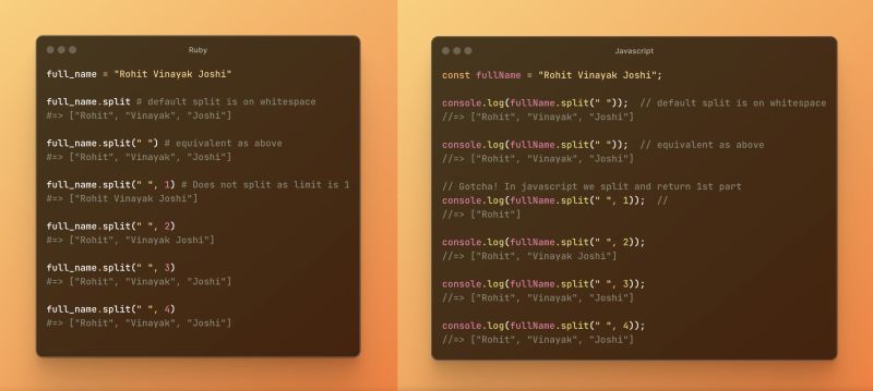 Rohit Joshi on LinkedIn: #ruby #rubyonrails #javascript #string #split ... Rohit Joshi on LinkedIn: #ruby #rubyonrails #javascript #string #split ...