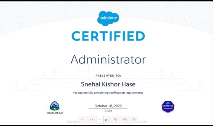 snehal hase on LinkedIn: #salesforcecertified snehal hase on LinkedIn: #salesforcecertified
