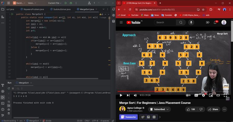 Mahesh Sanap on LinkedIn: #dsa #mergesort #java #learningjourney # ... Mahesh Sanap on LinkedIn: #dsa #mergesort #java #learningjourney # ...