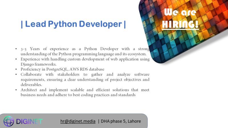 Irfan Ali Syed on LinkedIn: We are inviting all Python Developers for a ... Irfan Ali Syed on LinkedIn: We are inviting all Python Developers for a ...