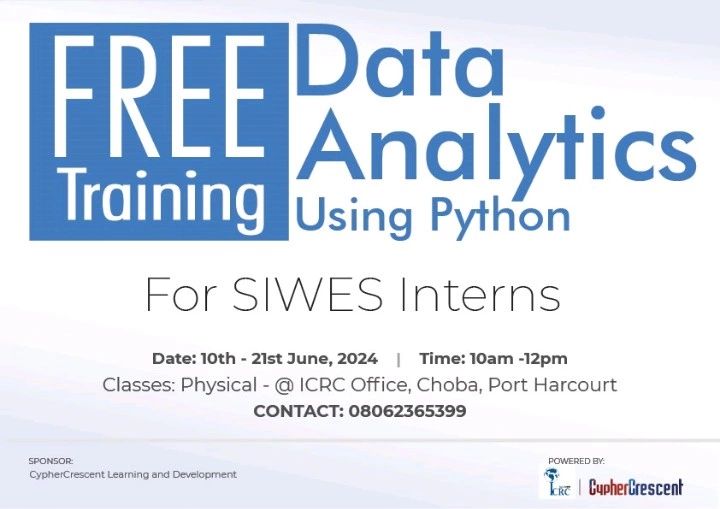 Integral Computing and Research Centre on LinkedIn: #python #data #siwes Integral Computing and Research Centre on LinkedIn: #python #data #siwes