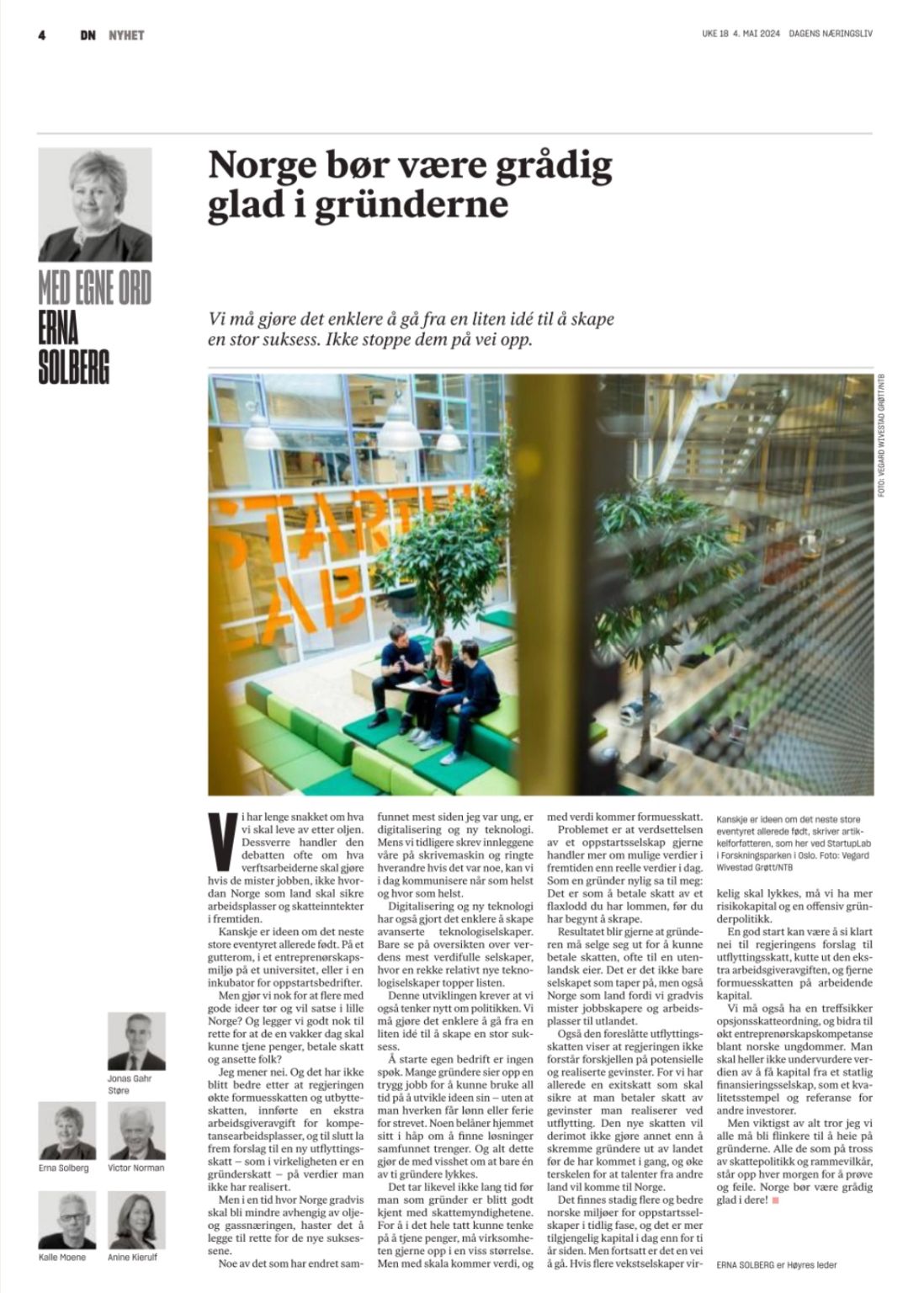 Rudi Clausen on LinkedIn: ππ Erna Solberg Rudi Clausen on LinkedIn: ππ Erna Solberg
