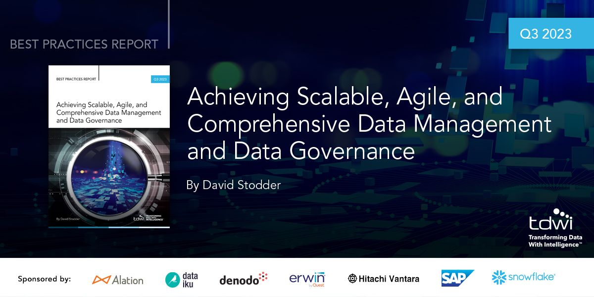 TDWI on LinkedIn: TDWI Best Practices Report | Achieving Scalable ... TDWI on LinkedIn: TDWI Best Practices Report | Achieving Scalable ...