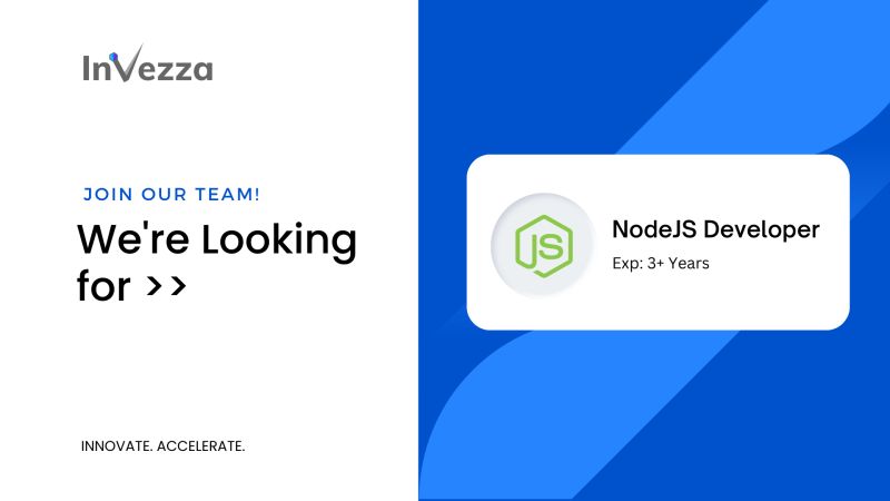 Invezza Technologies on LinkedIn: #nodejs #nodejsdeveloper #hiring # ... Invezza Technologies on LinkedIn: #nodejs #nodejsdeveloper #hiring # ...
