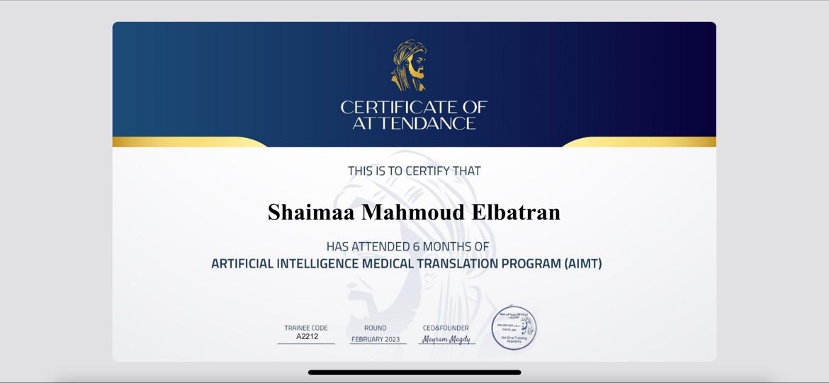 Shaimaa Elbatran posted on LinkedIn Shaimaa Elbatran posted on LinkedIn