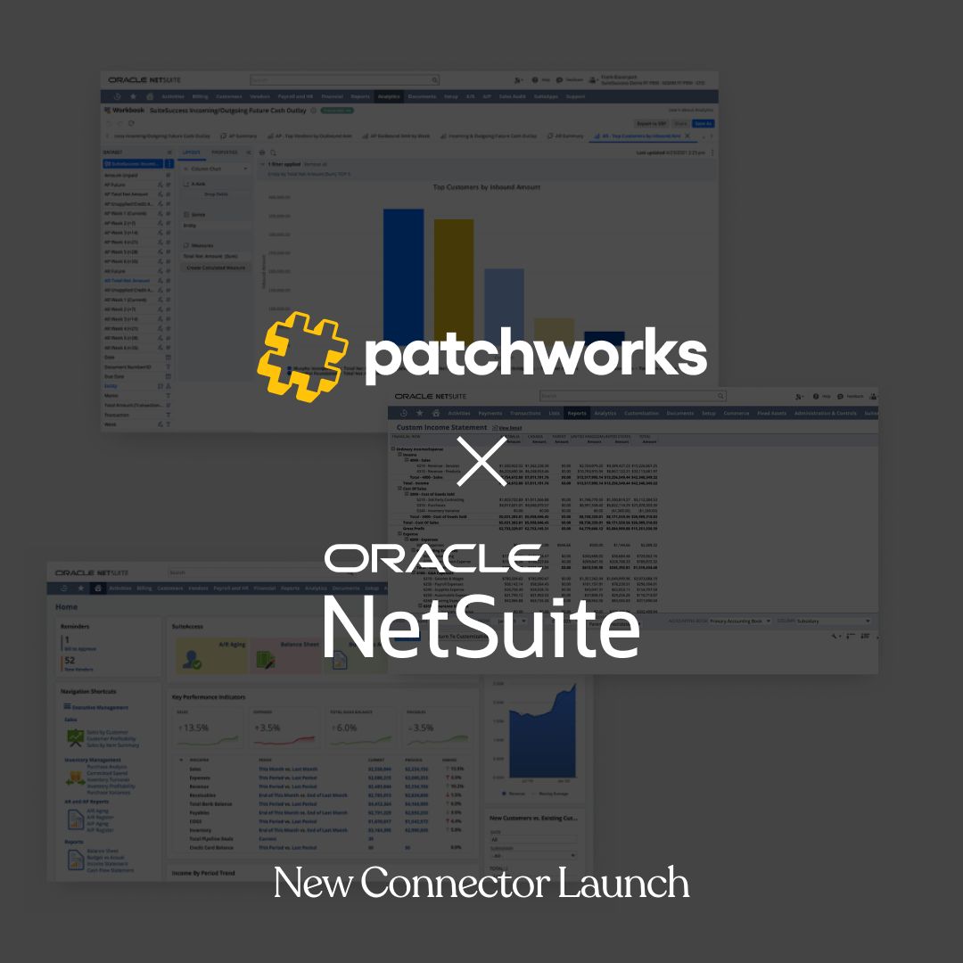 Patchworks on LinkedIn: #oraclenetsuite #patchworks #ecommerce # ... Patchworks on LinkedIn: #oraclenetsuite #patchworks #ecommerce # ...