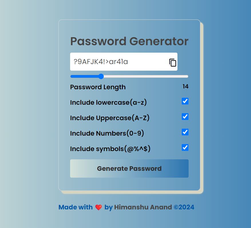 Himanshu Anand on LinkedIn: #passguard #passwordgenerator # ... Himanshu Anand on LinkedIn: #passguard #passwordgenerator # ...