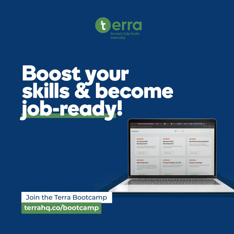 Terra Learning on LinkedIn: Become Job-ready at Terra Bootcamp ️ Work ... Terra Learning on LinkedIn: Become Job-ready at Terra Bootcamp ️ Work ...