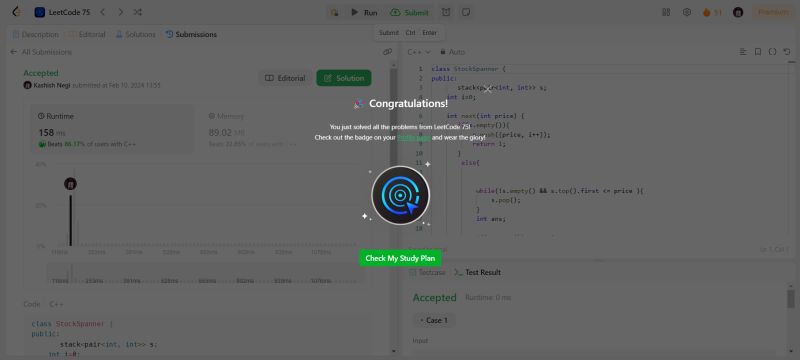 Kashish Negi on LinkedIn: #leetcode #codingmilestone # ... Kashish Negi on LinkedIn: #leetcode #codingmilestone # ...