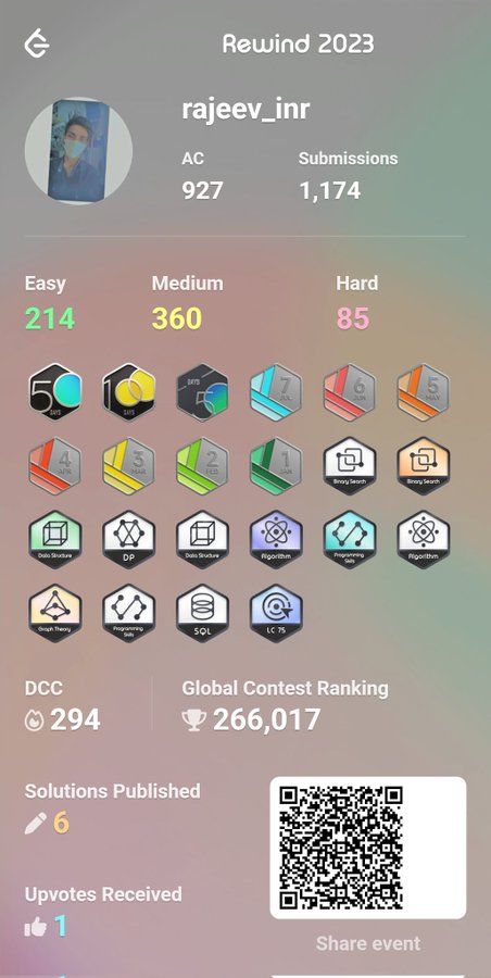 Rajeev Sharma on LinkedIn: #leetcode2023 #leetcodechallenge Rajeev Sharma on LinkedIn: #leetcode2023 #leetcodechallenge