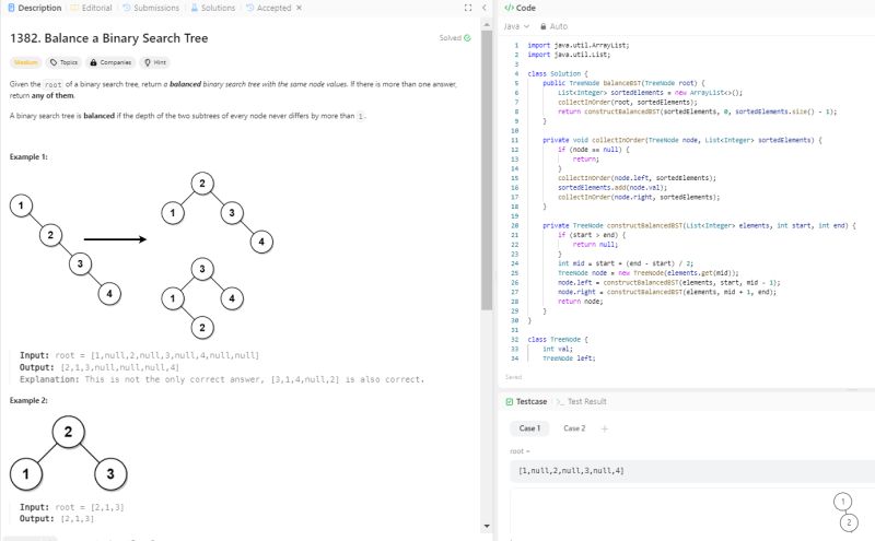 Adarsh Suman on LinkedIn: #day38 #leetcode1382 #codingchallenge Adarsh Suman on LinkedIn: #day38 #leetcode1382 #codingchallenge