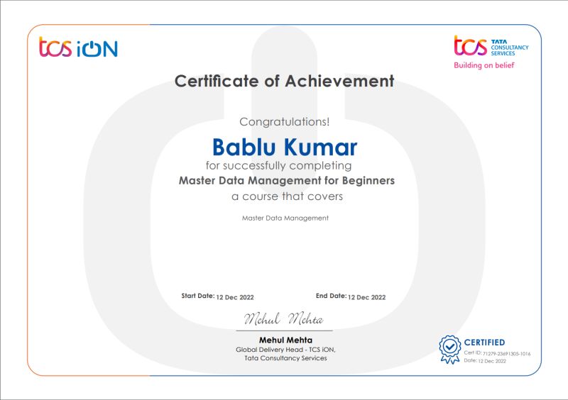 Bablu Kumar Mehta posted on LinkedIn Bablu Kumar Mehta posted on LinkedIn