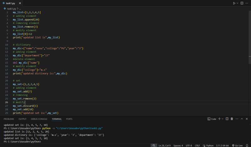 Bariya Vasudev on LinkedIn: #mainflow #task1 #python Bariya Vasudev on LinkedIn: #mainflow #task1 #python