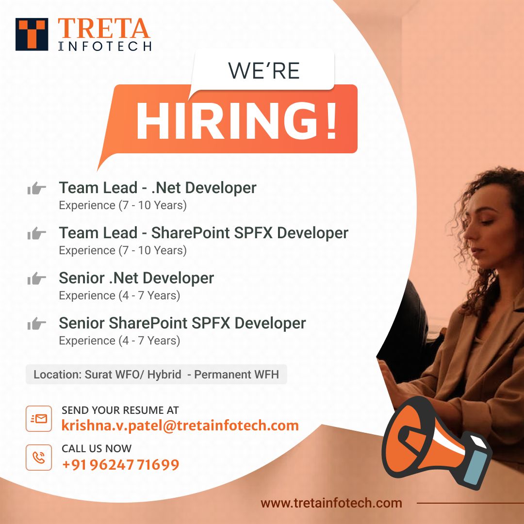 HR Krishna Patel on LinkedIn: #treta #tretainfotech #dotnetcore # ... HR Krishna Patel on LinkedIn: #treta #tretainfotech #dotnetcore # ...