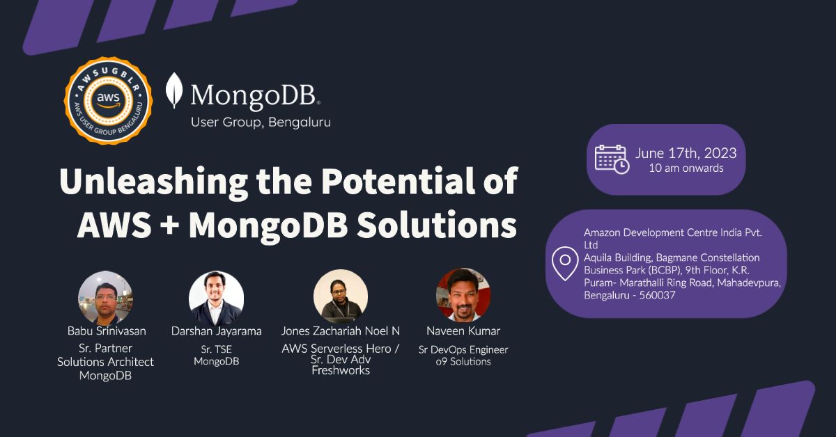 AWS User Group Bengaluru on LinkedIn: #aws #mongodb #aws #mongodb # ... AWS User Group Bengaluru on LinkedIn: #aws #mongodb #aws #mongodb # ...