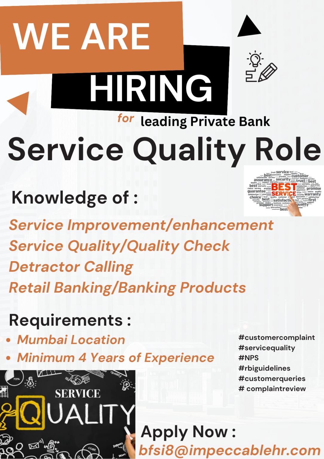 Aayushi Bansal on LinkedIn: #hiring #servicequality #qualitycheck # ... Aayushi Bansal on LinkedIn: #hiring #servicequality #qualitycheck # ...