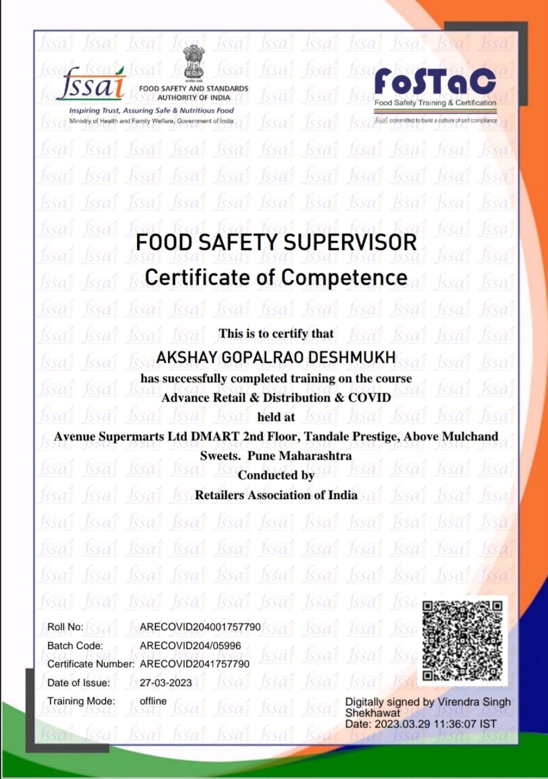 Akshay Deshmukh on LinkedIn: Successfully Completed Advanced Retail ... Akshay Deshmukh on LinkedIn: Successfully Completed Advanced Retail ...