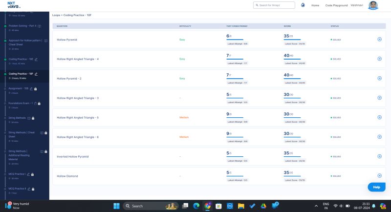 Vaishnavi Saudagar on LinkedIn: #codingpractice #loops #nxtwave #ccbp # ... Vaishnavi Saudagar on LinkedIn: #codingpractice #loops #nxtwave #ccbp # ...