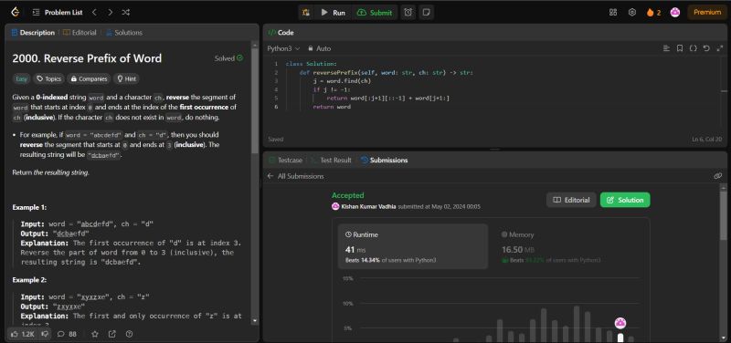 Kishan Kumar Vadhia on LinkedIn: #100daysofcode #leetcode # ... Kishan Kumar Vadhia on LinkedIn: #100daysofcode #leetcode # ...