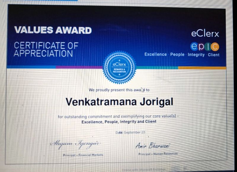 venkatramana jorigal on LinkedIn: #eclerx venkatramana jorigal on LinkedIn: #eclerx