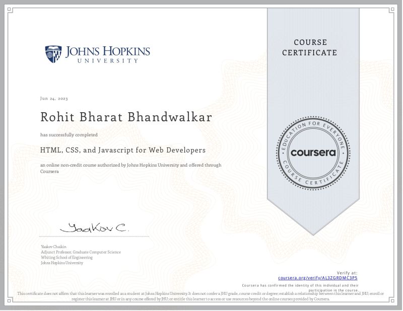 Completed 'HTML, CSS, and JavaScript for Web Developers' course | Rohit ... Completed 'HTML, CSS, and JavaScript for Web Developers' course | Rohit ...