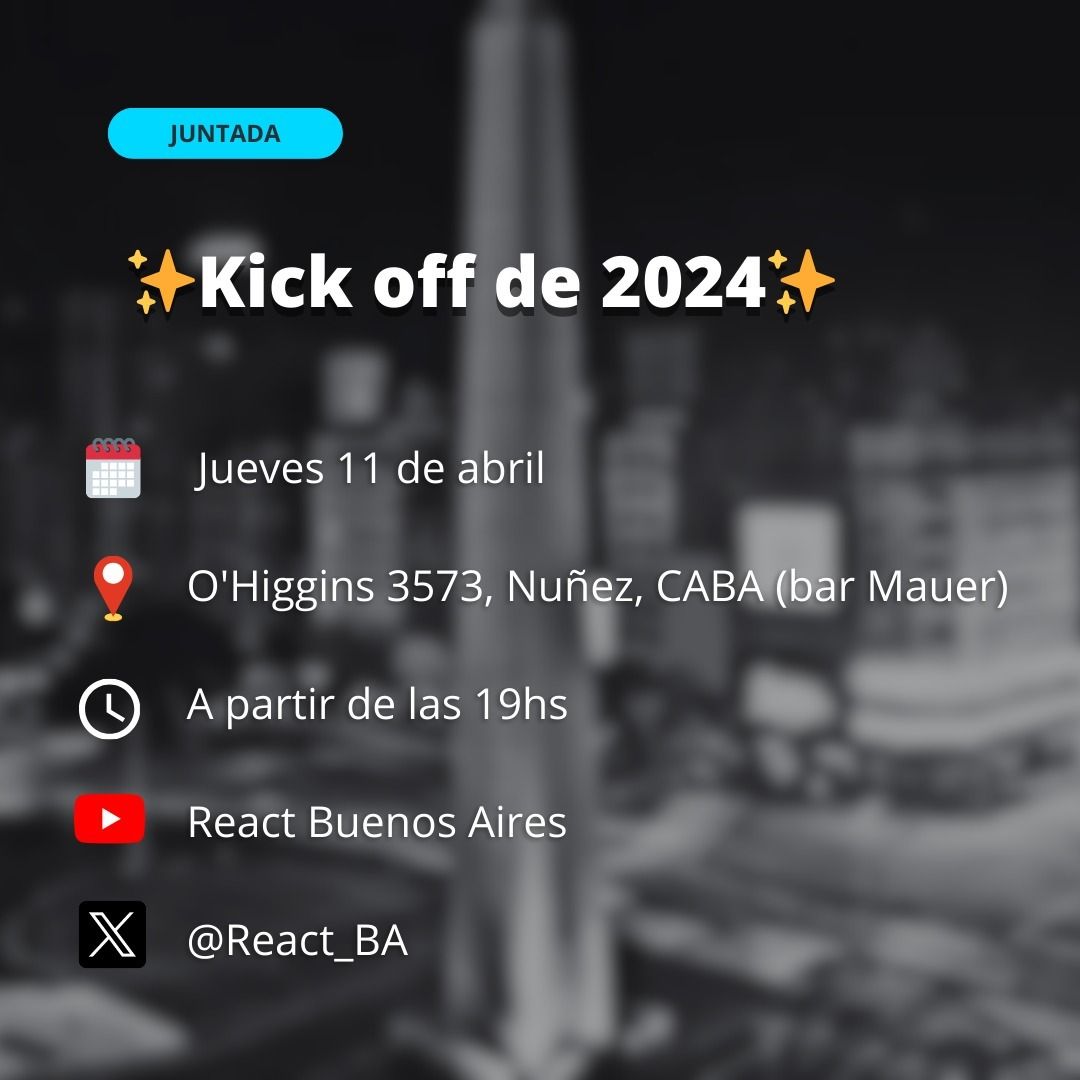 React Buenos Aires en LinkedIn: #react #reactba #reactjs #comunidad # ... React Buenos Aires en LinkedIn: #react #reactba #reactjs #comunidad # ...