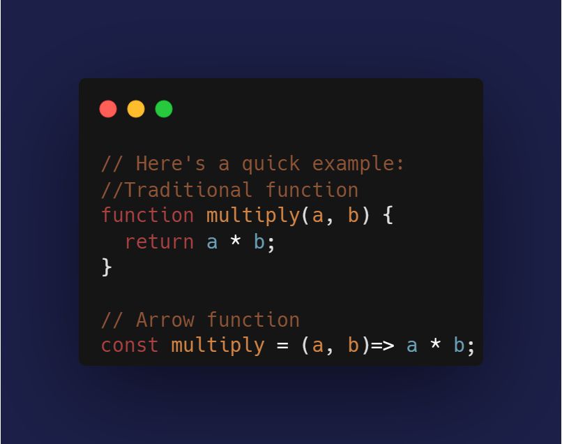 🚀 Day 10 of 'Learn JavaScript' series: Arrow functions 💻🌟 | Bushra Ali ... 🚀 Day 10 of 'Learn JavaScript' series: Arrow functions 💻🌟 | Bushra Ali ...