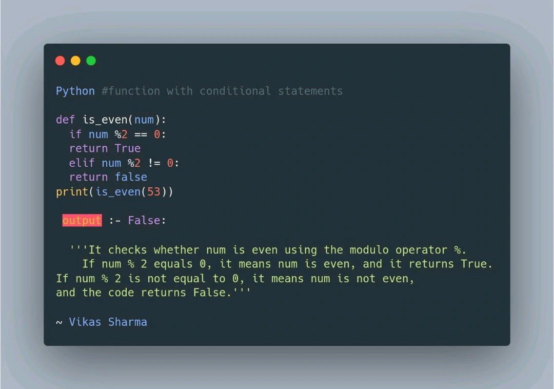 Vikas m Sharma on LinkedIn: #python Vikas m Sharma on LinkedIn: #python