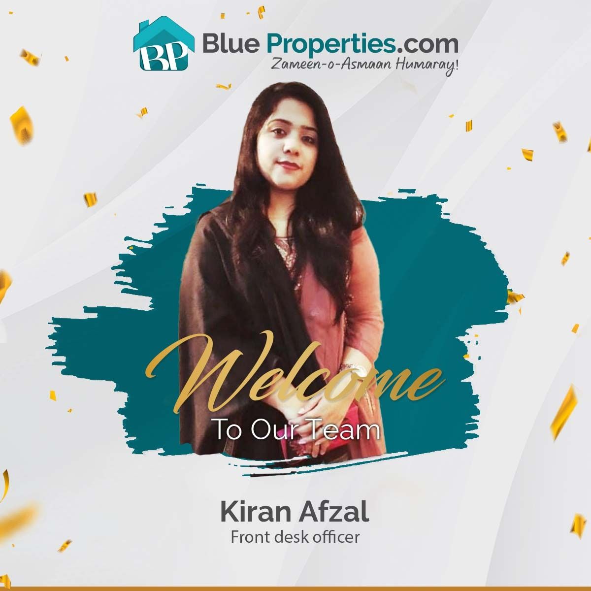Blue Properties.com on LinkedIn: We are thrilled to welcome Kiran Afzal ... Blue Properties.com on LinkedIn: We are thrilled to welcome Kiran Afzal ...