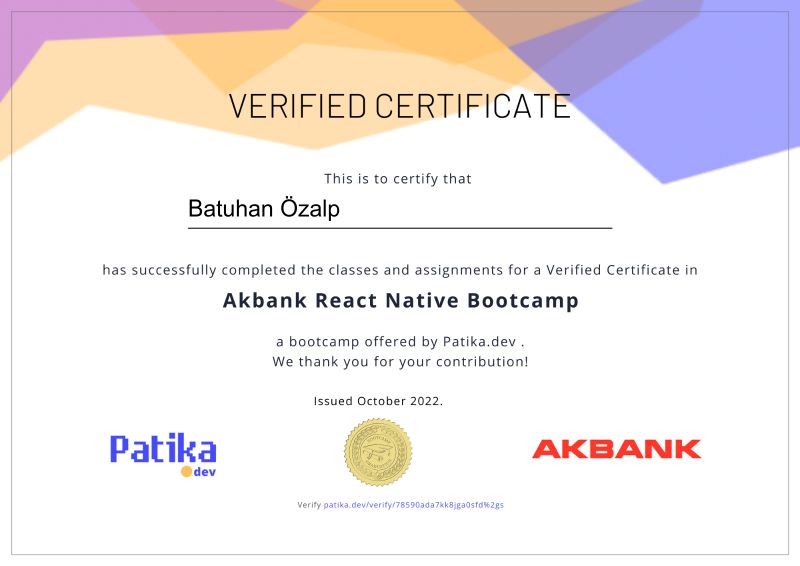 Batuhan ÖZALP on LinkedIn: #reactnative #js #opentowork Batuhan ÖZALP on LinkedIn: #reactnative #js #opentowork