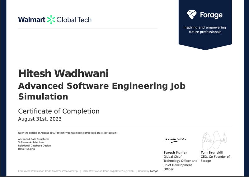 Hitesh Wadhwani on LinkedIn: I have successfully completed the Forage ... Hitesh Wadhwani on LinkedIn: I have successfully completed the Forage ...