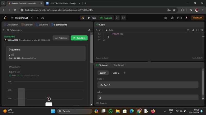 SUBHADEEP DUTTA on LinkedIn: #day6 #leetcode #problemsolving # ... SUBHADEEP DUTTA on LinkedIn: #day6 #leetcode #problemsolving # ...