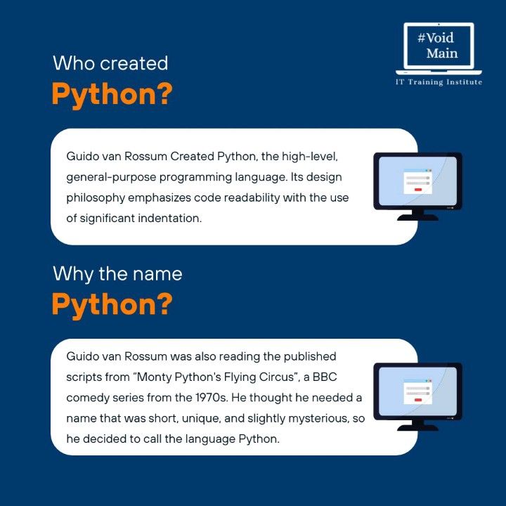 VoidMain IT Training Institute on LinkedIn: #python #pythonprogramming ... VoidMain IT Training Institute on LinkedIn: #python #pythonprogramming ...